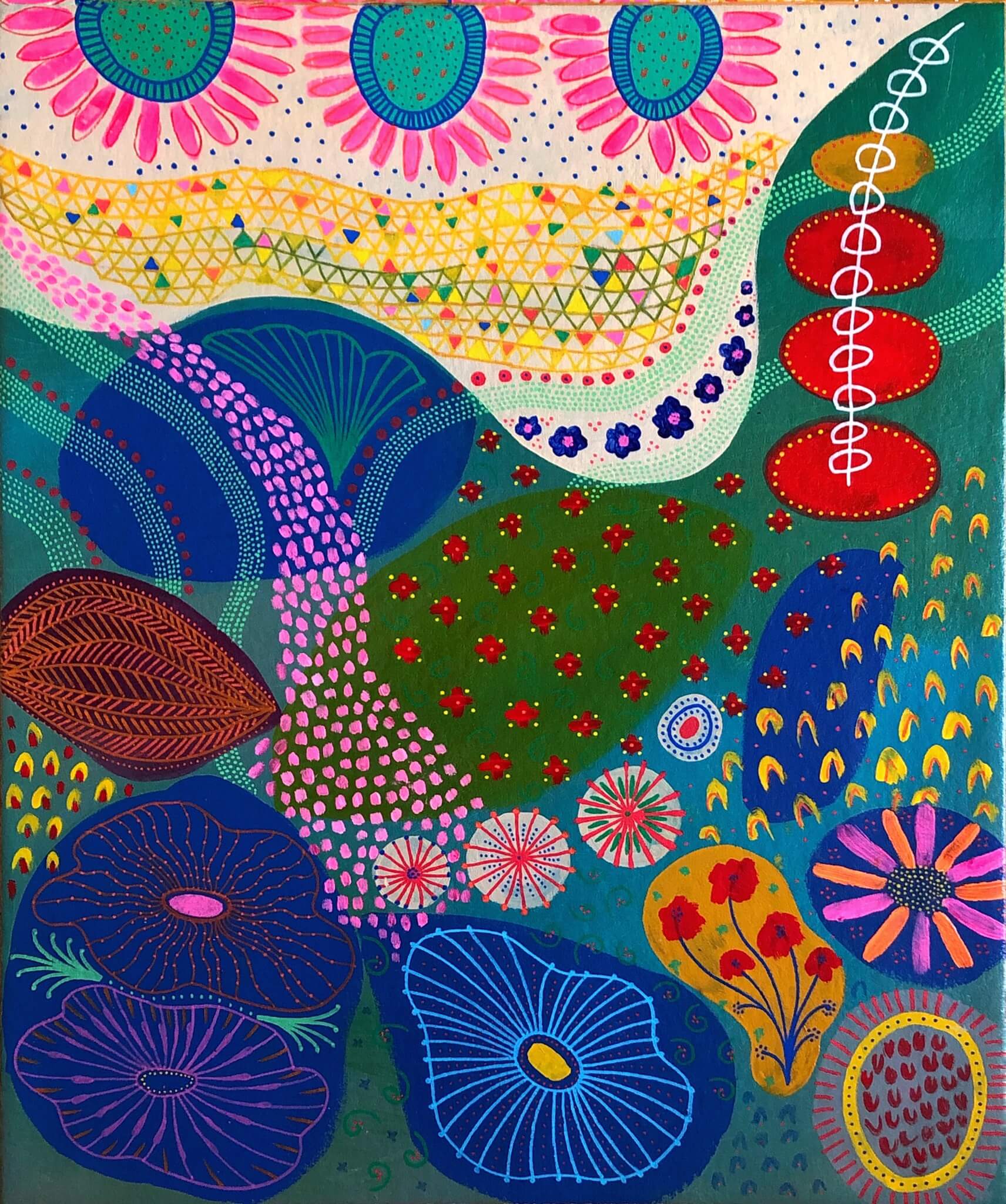 Lyrical abstract landscapes art by Neelam – Artbyneelam
